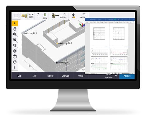 Trimble Access Monitoring | För ett effektivare arbetsflöde | Trimtec™